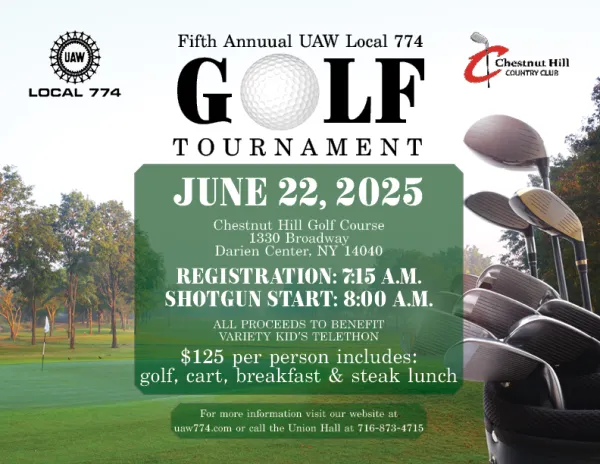 5th Annual Golf Tournament | UAW Local 774