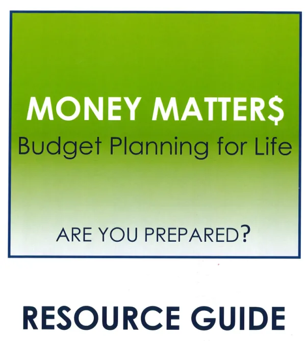 Money Matters Resource Book | UAW Local 774